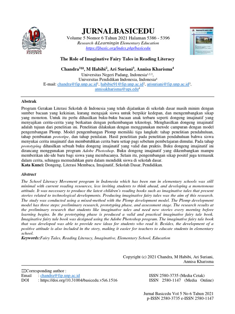 Imaginative Fairy Tales Boost Literacy | PDF | Reading Comprehension ...