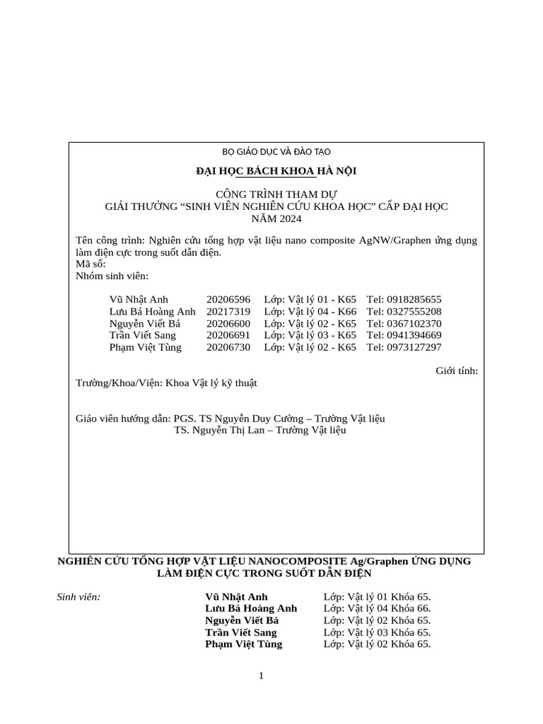 NCKH 2024 final (2) | PDF