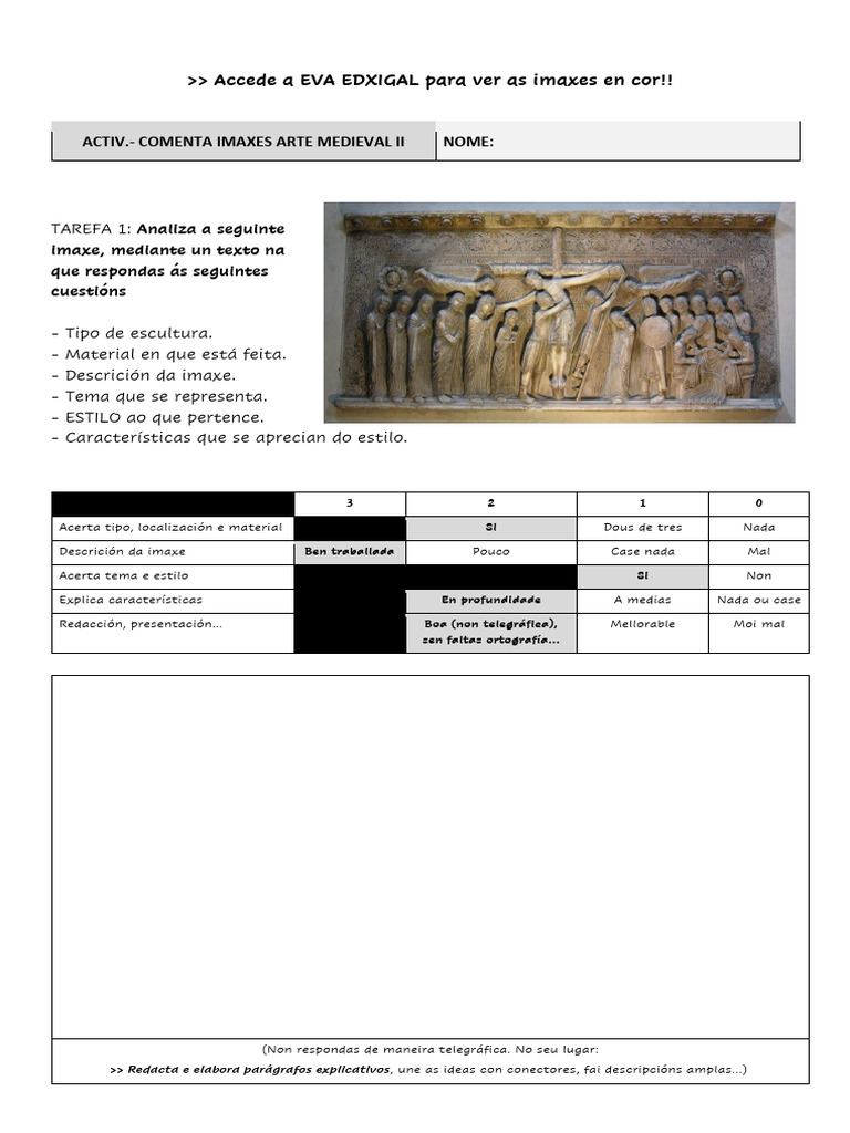 Ficha Analiza Arte Medieval Ii | PDF