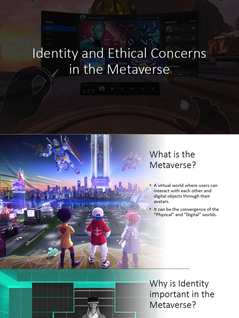 Identity and Ethical Concerns in The Metaverse | PDF