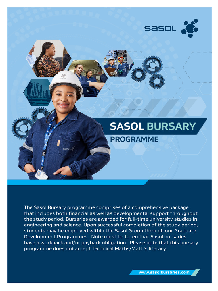 Sasol Bursary Programme 2026 Details | PDF | Engineering | Academic Degree