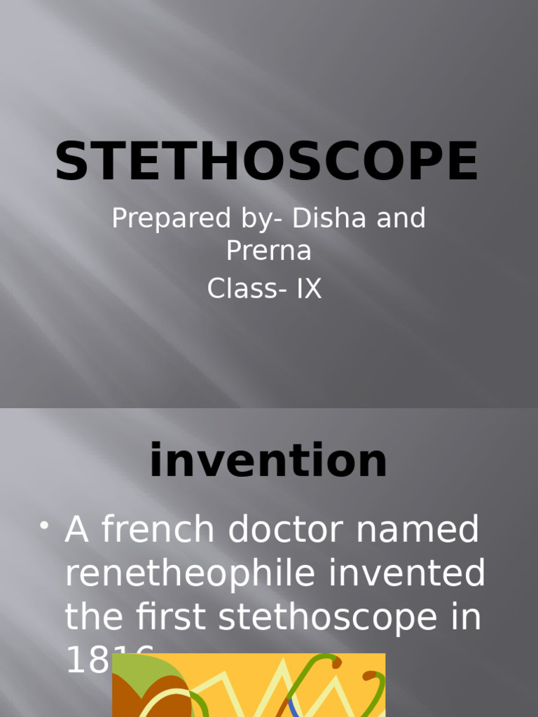 Stethoscope | PDF