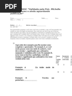 Aplicação MASC | PDF | Ansiedade | Adolescência