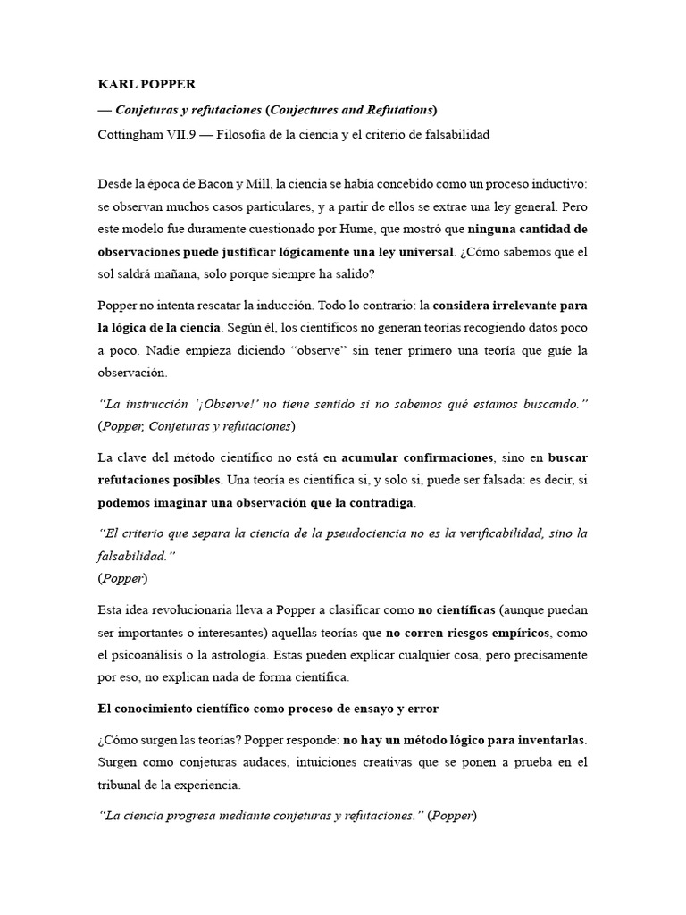 Sesion 12-Popper Sellars Khun | PDF | Karl Popper | Paradigma
