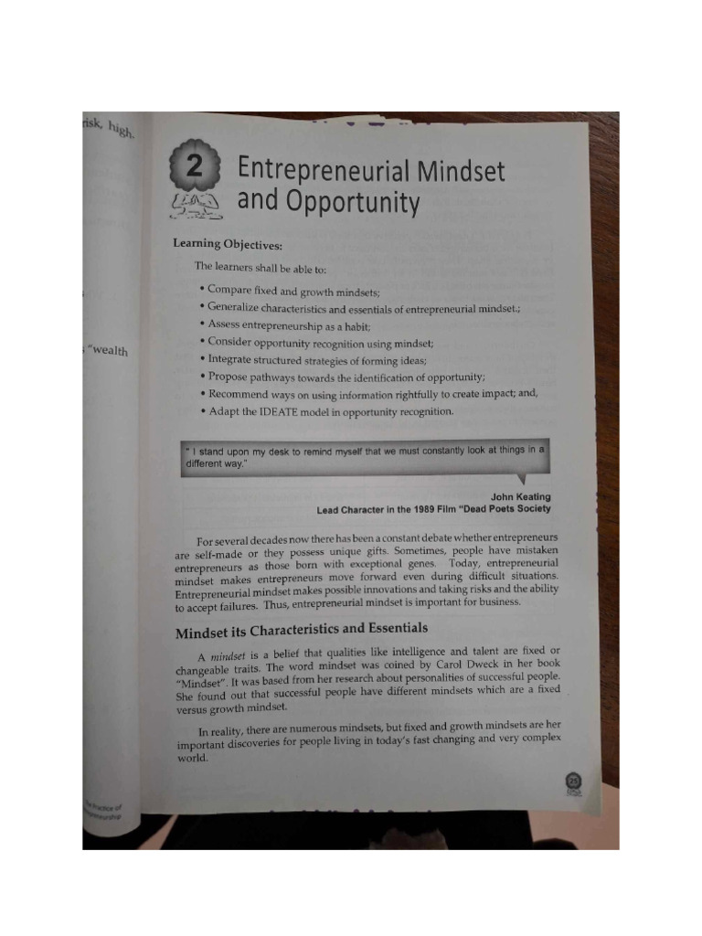 Entrep ch2 | PDF