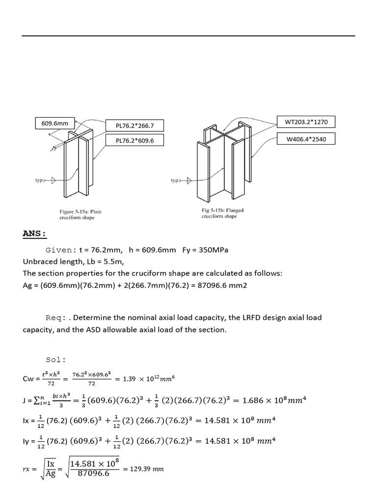 proplam 4-18.pdf المعدل | PDF | Solid Mechanics | Structural Engineering