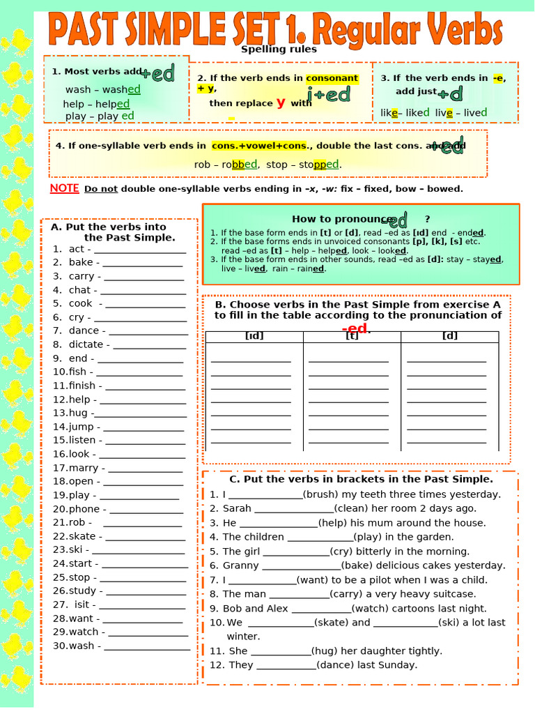 Past Simple - Past Cont - Compressed | PDF