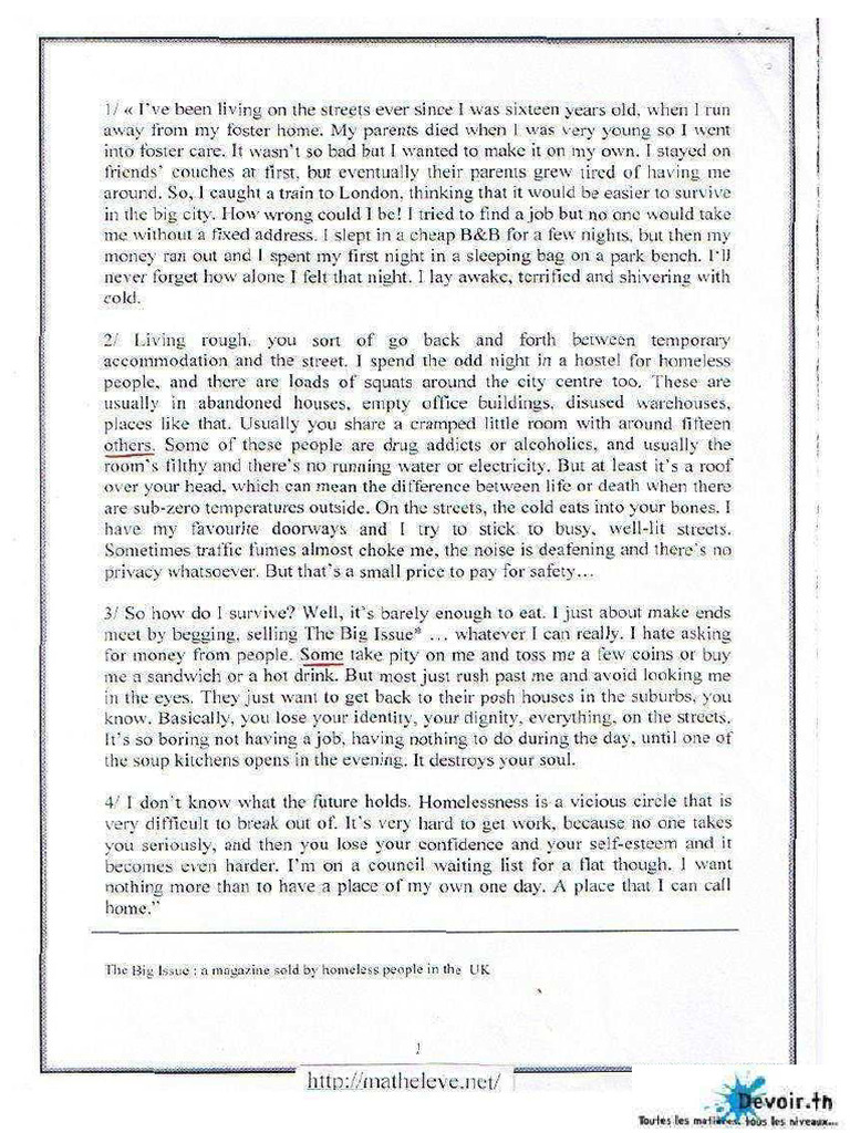 Devoir de Synthèse N°2 2011 2012 (Lycée Ali Bourguiba Bembla) | PDF