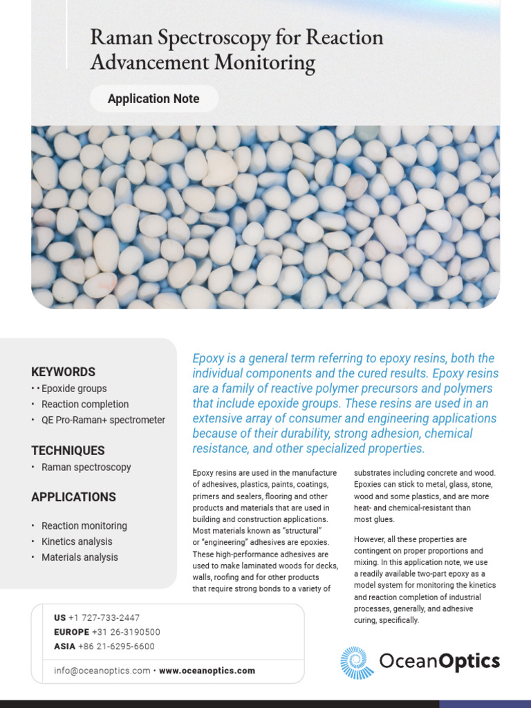 Raman-Spectroscopy-for-Reaction-Advancement-Monitoring | PDF | Epoxy ...