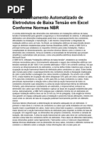 Tabela de Dimensionamento de Eletroduto | PDF | Tabela (banco de dados ...
