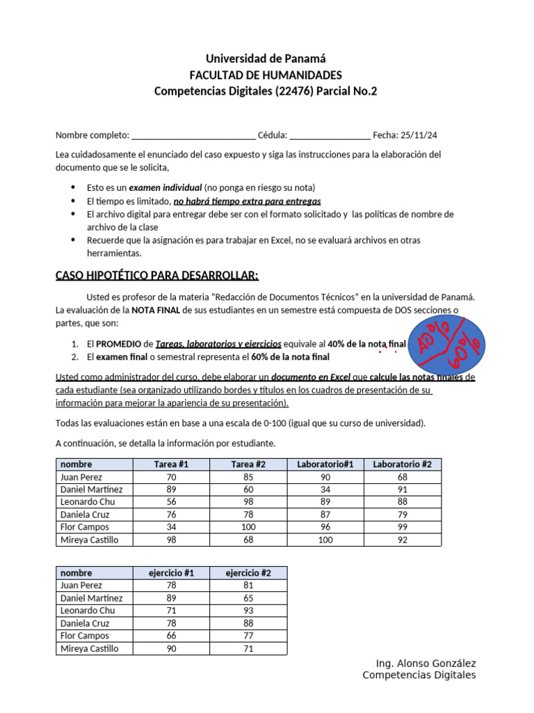 P2 CD Excel Aplicado | PDF