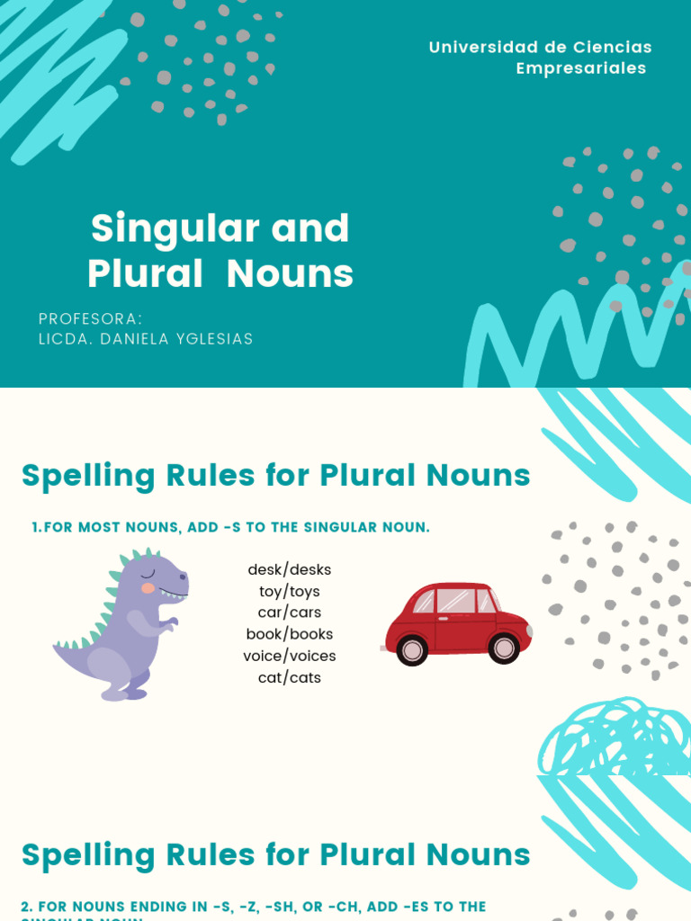 Presentation Singular and Plural Nouns4 1652648135302(5) | PDF | Languages | Foreign Language ...