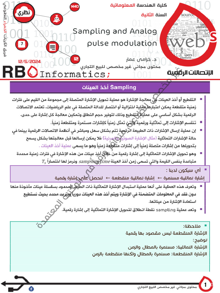 7 Sampling And Analog Pulse Modulation Pdf