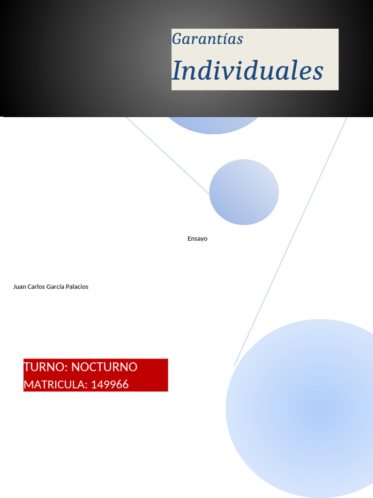 Ensayo Mulas | PDF | Libertad | Constitución