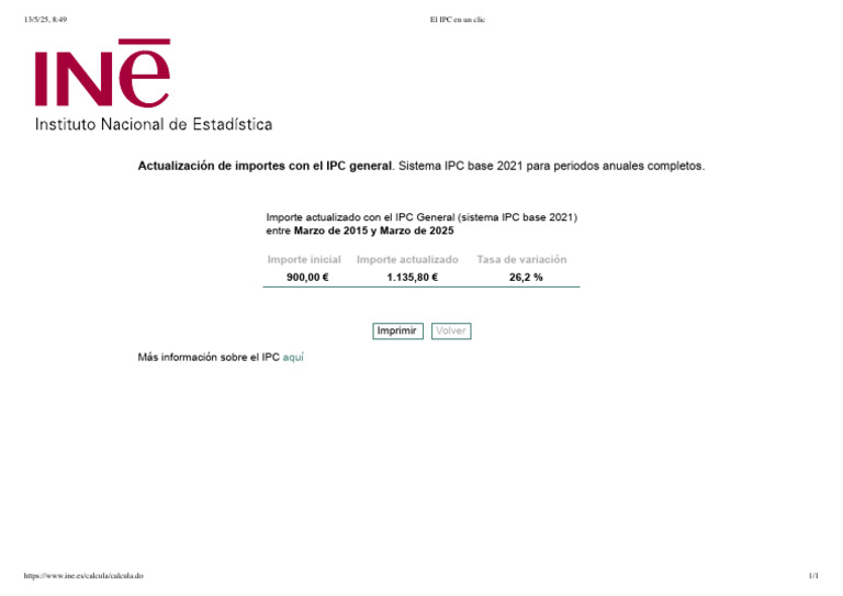 Actualización IPC General 2021 | PDF