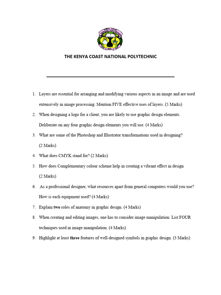 Graphics Design Assignment | PDF