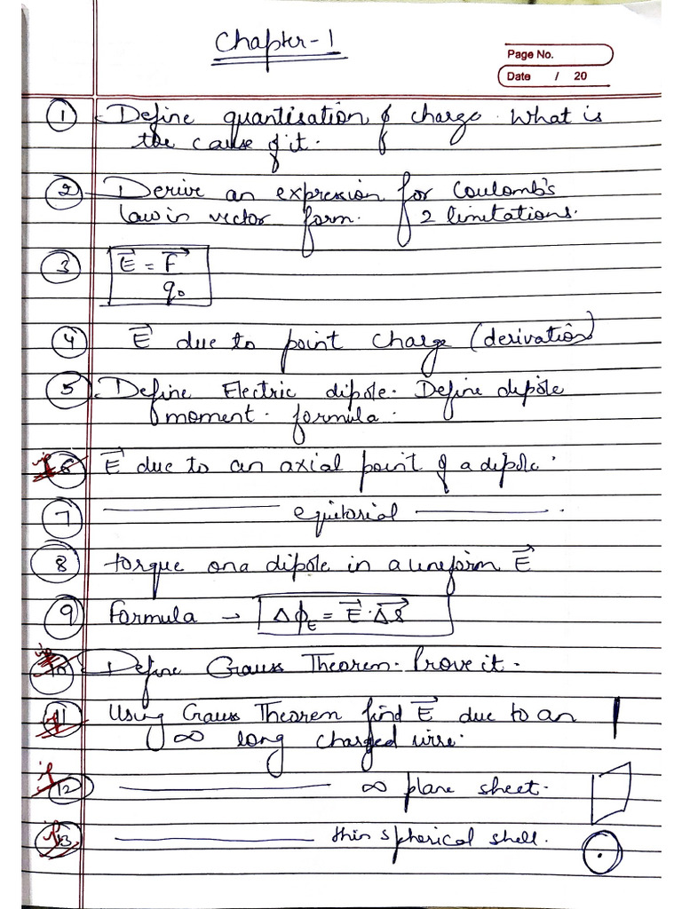 Derivation List CH 1, 2, 3 | PDF