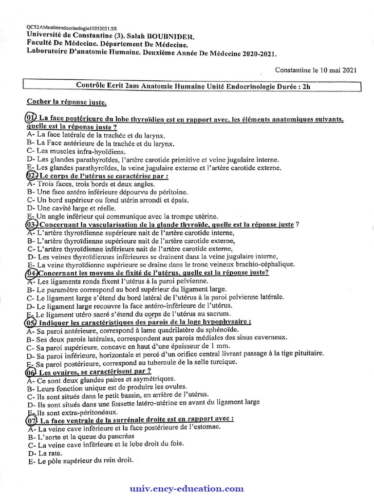 Med 2an Emd Endocrino2021 | PDF