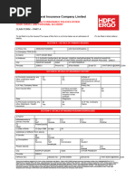 HDFC ERGO Health Insurance Claim Form | PDF | Identity Document | Receipt
