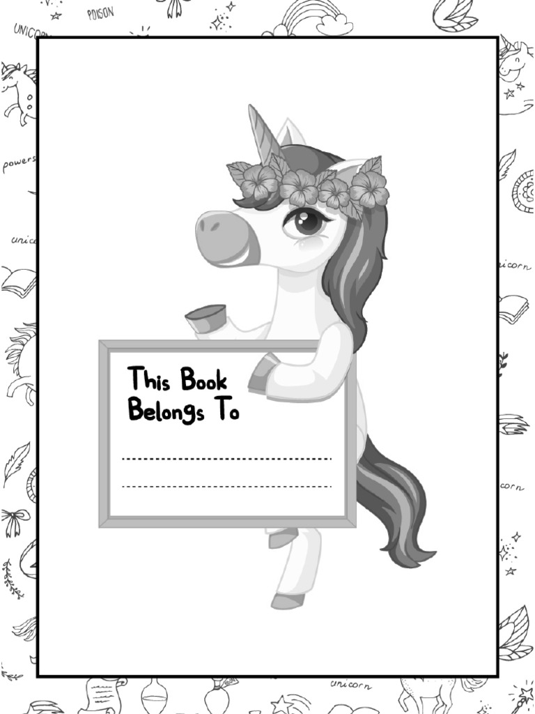 Unicorn Notebook | PDF