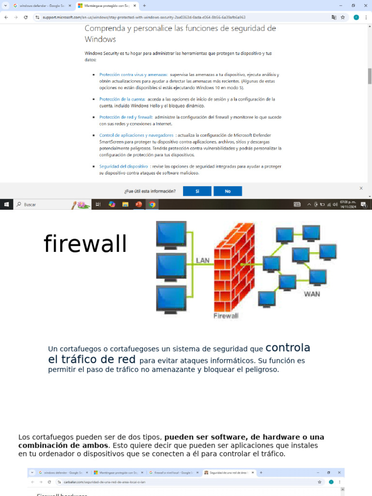 Firewall | PDF | Cortafuegos (informática) | Red de computadoras