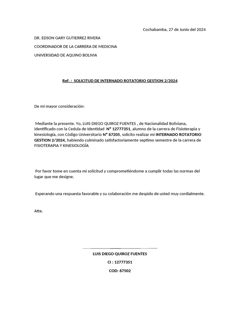 CARTA INTERNADO 4.docx Jasc | PDF