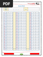 Multiple Choice Bubble Sheet Template Customize This Word | PDF ...