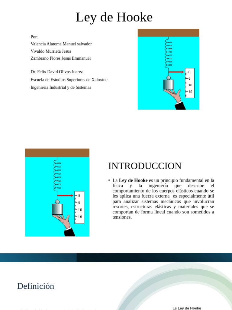 Ley de Hooke 2 | PDF