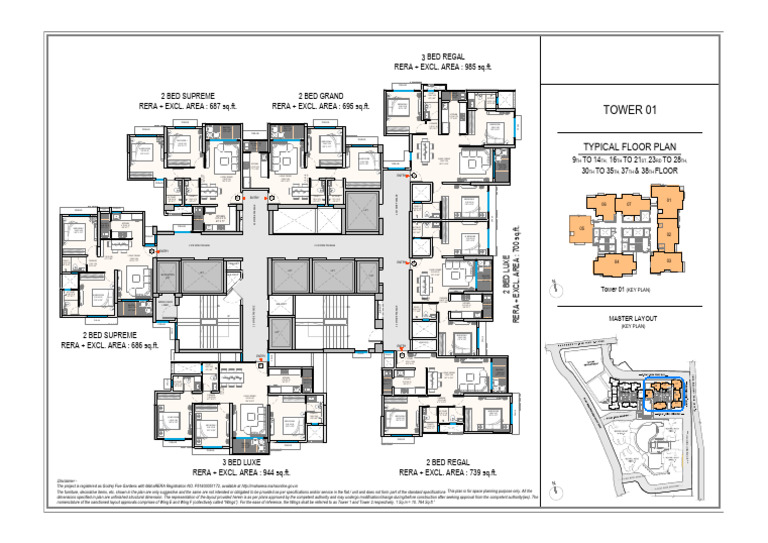 Godrej Nest Floor Plan Overview | PDF | Furniture | Interior Design