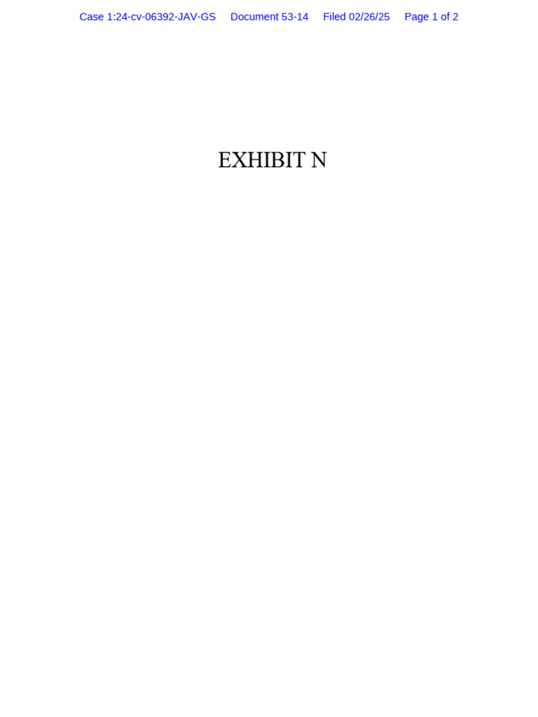 Exhibit N | PDF