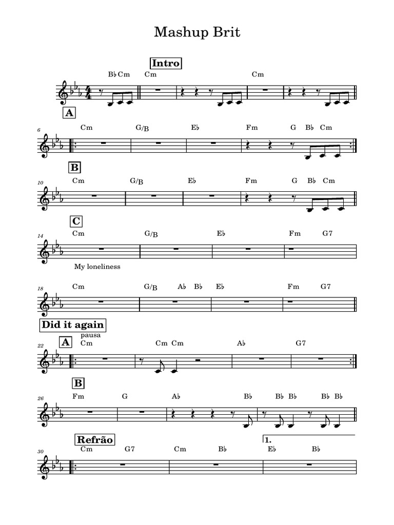 Mashup Britney - CM | PDF