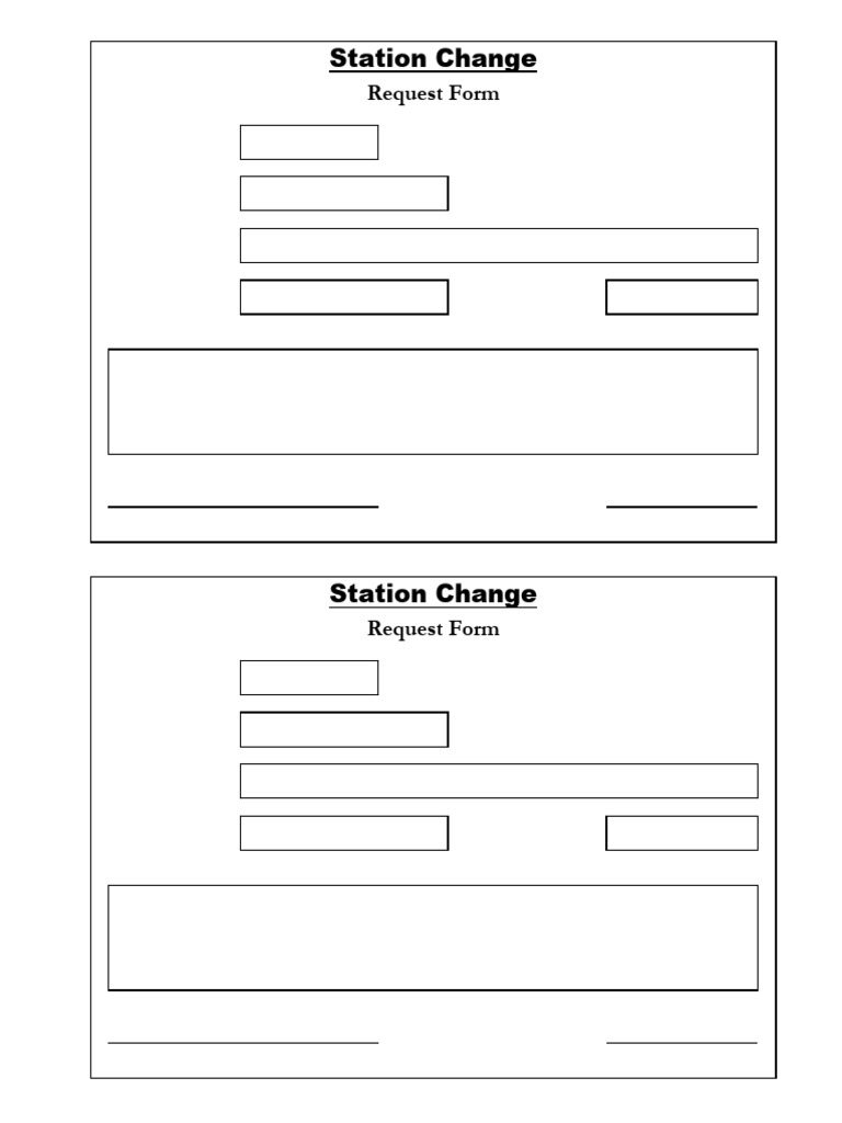 Station Change | PDF