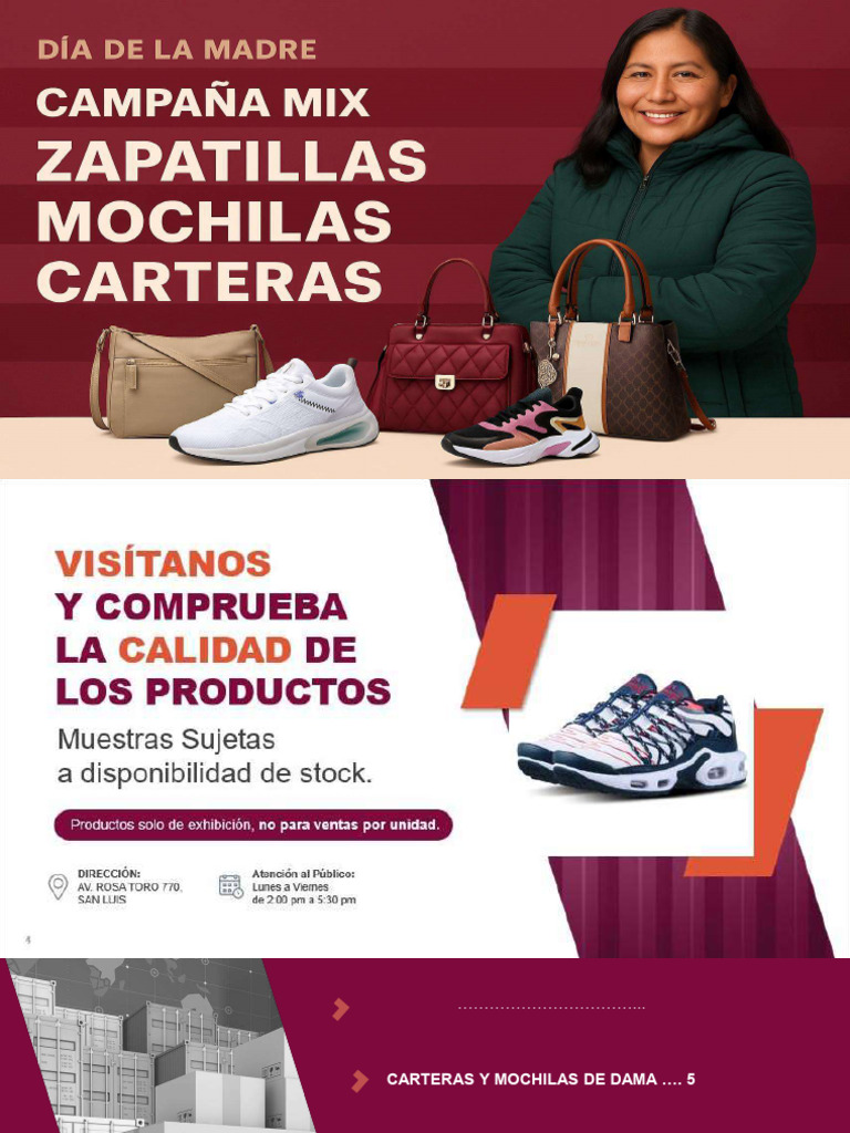 SP - CATALOGO DE CARTERAS, MOCHILAS, ZAPATILLAS Y CASACAS MAYO 2025 (1 ...
