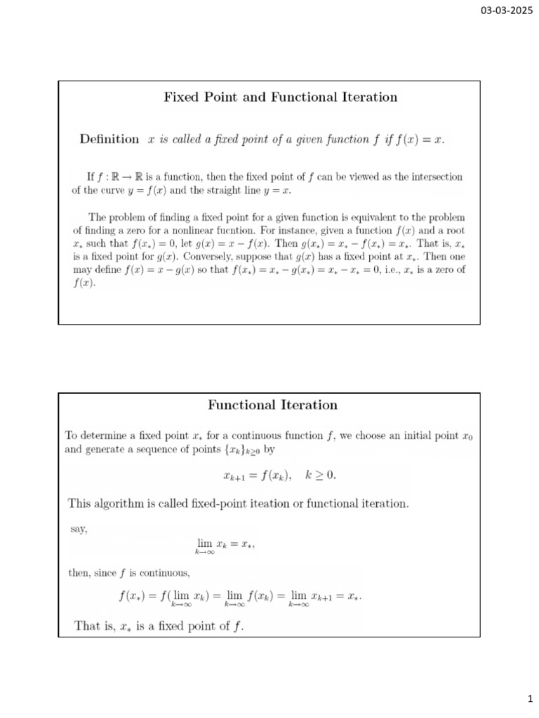 Contraction Mapping | PDF