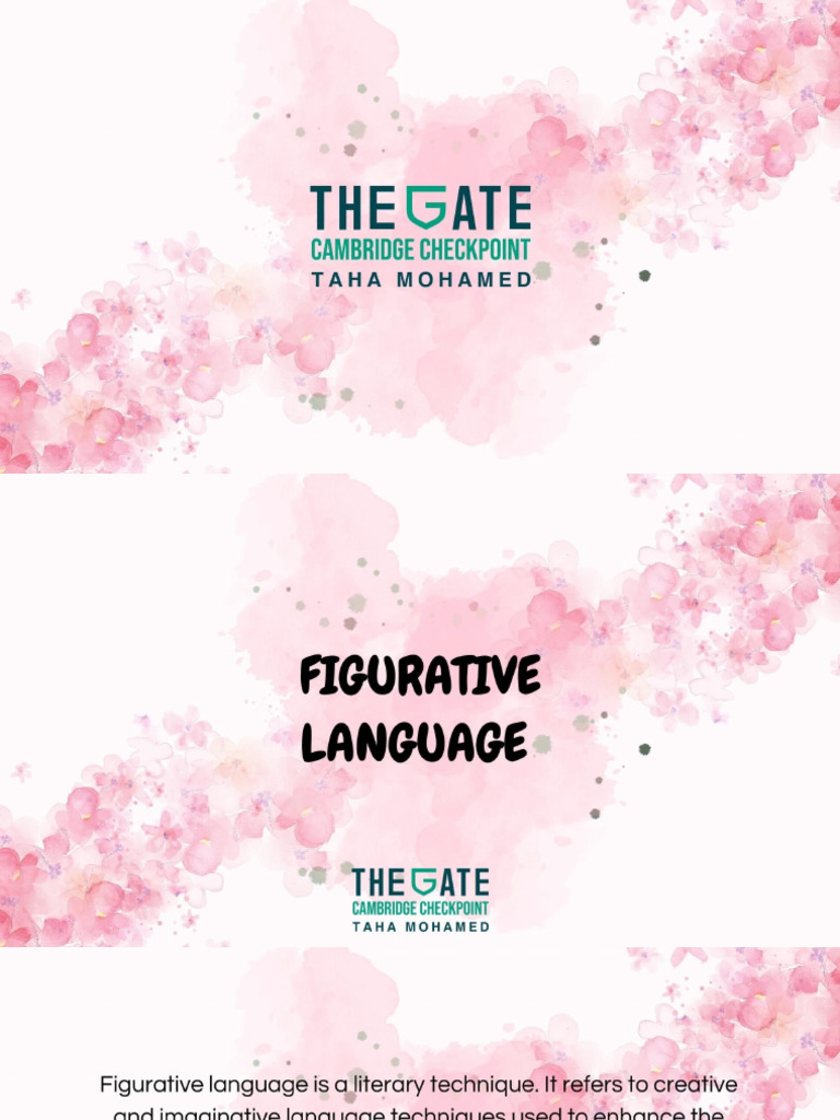 Figurative Language 8 | PDF