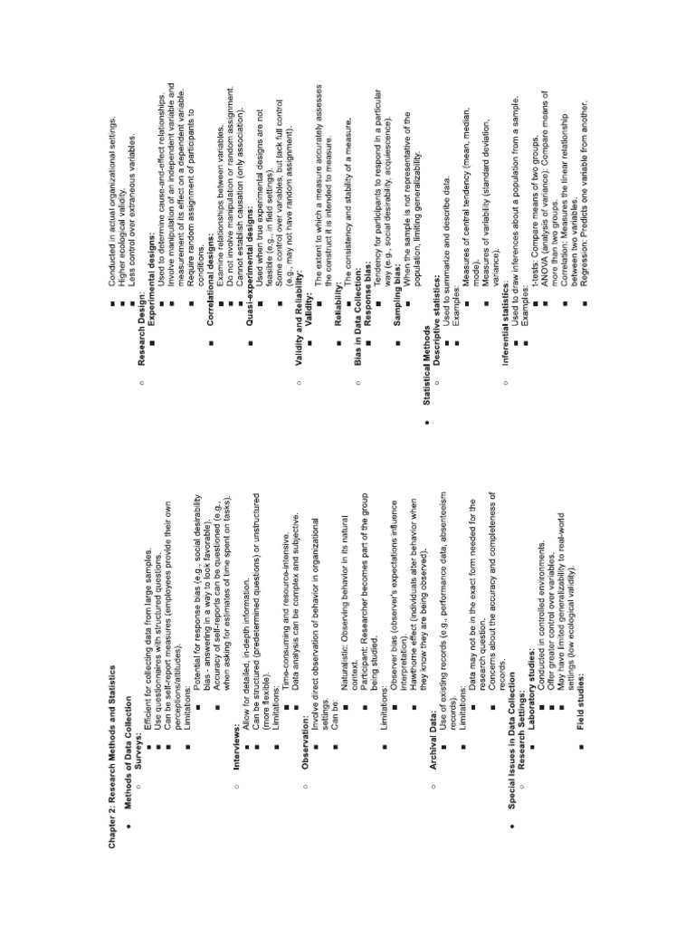 Org Psych Print Notes | PDF