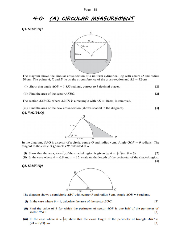 Circular Measure 1 | PDF