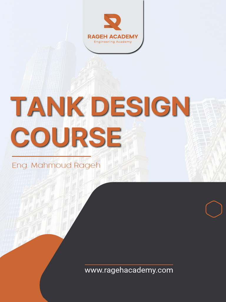 01 - Tank Design Course | PDF | Structural Engineering | Civil Engineering