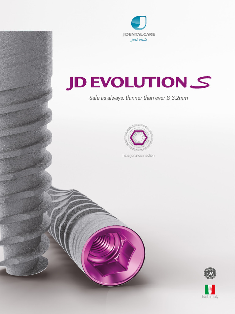JDEvolution S Product Catalogue | PDF | Dental Implant