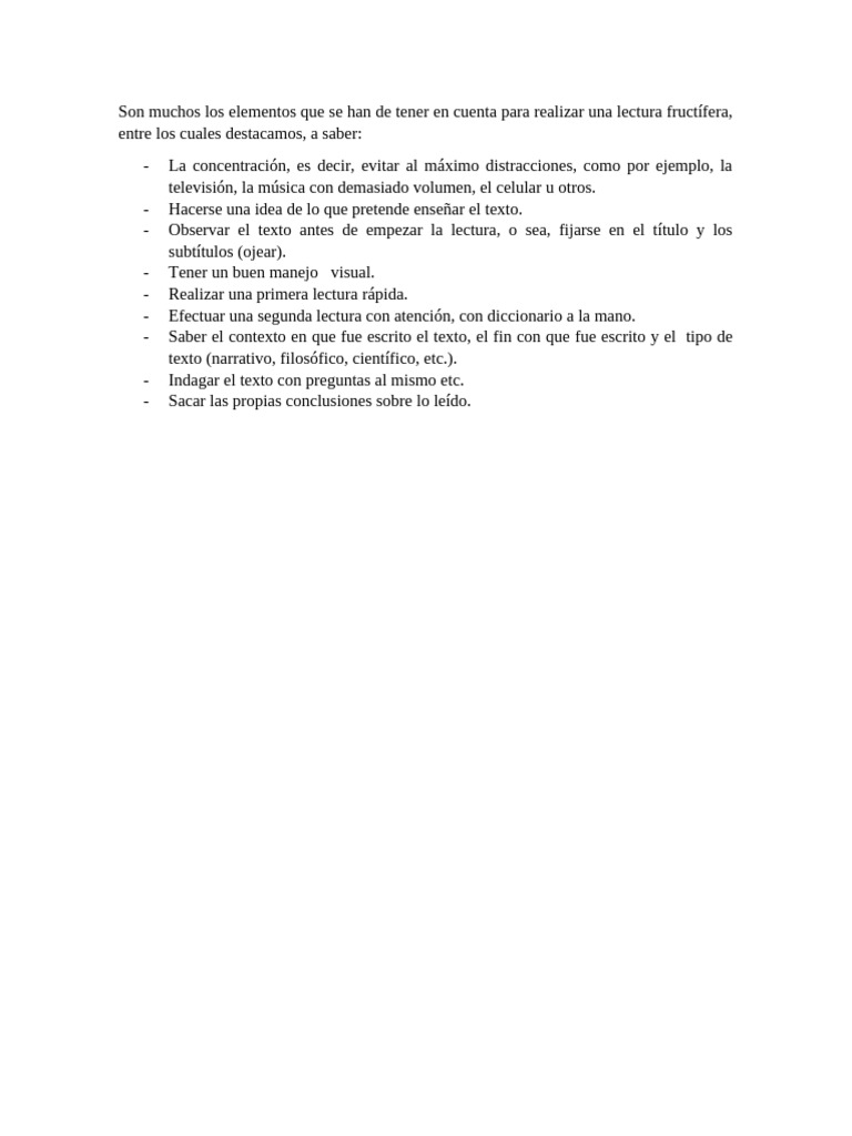 Observar El Texto Antes de Empezar La Lectura | PDF