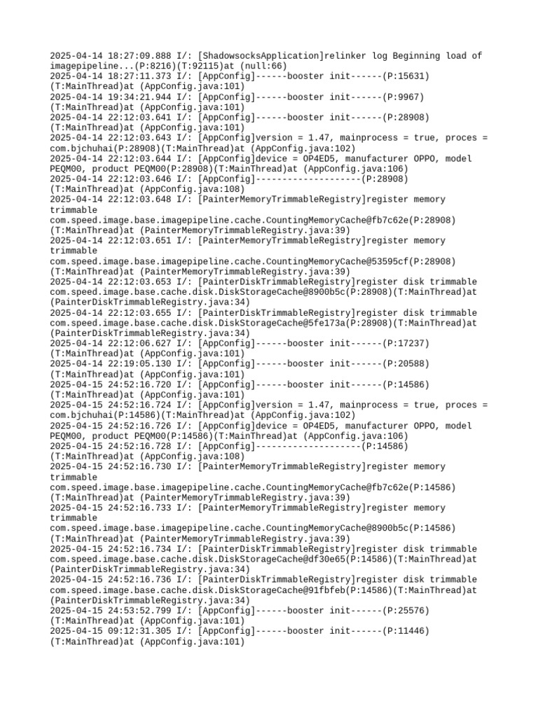 Logs | PDF | Computer Programming