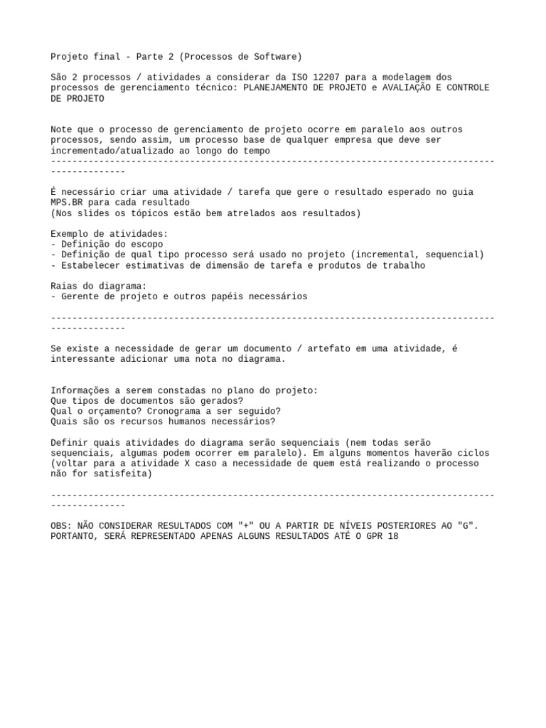 Etapa2 Processos de Software | PDF