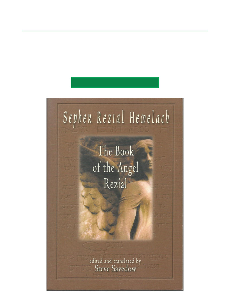 Explore Sepher Rezial Hemelach The Book of The Angel Rezial Digital ...