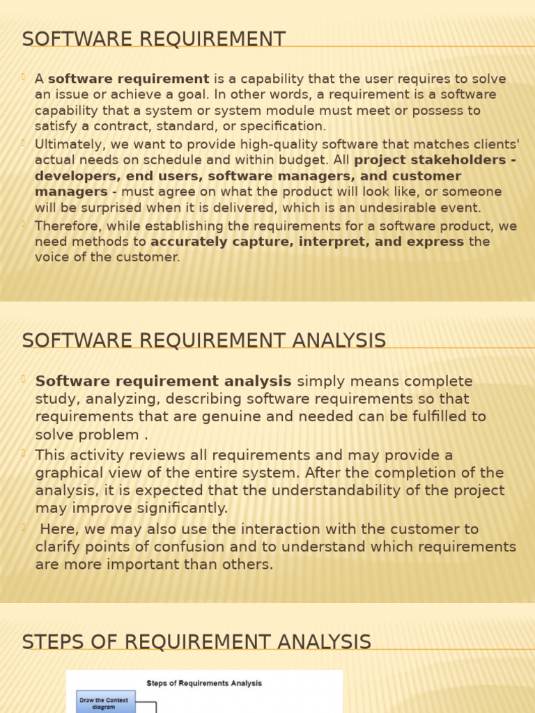 Requirement Analysis | PDF | System | Software