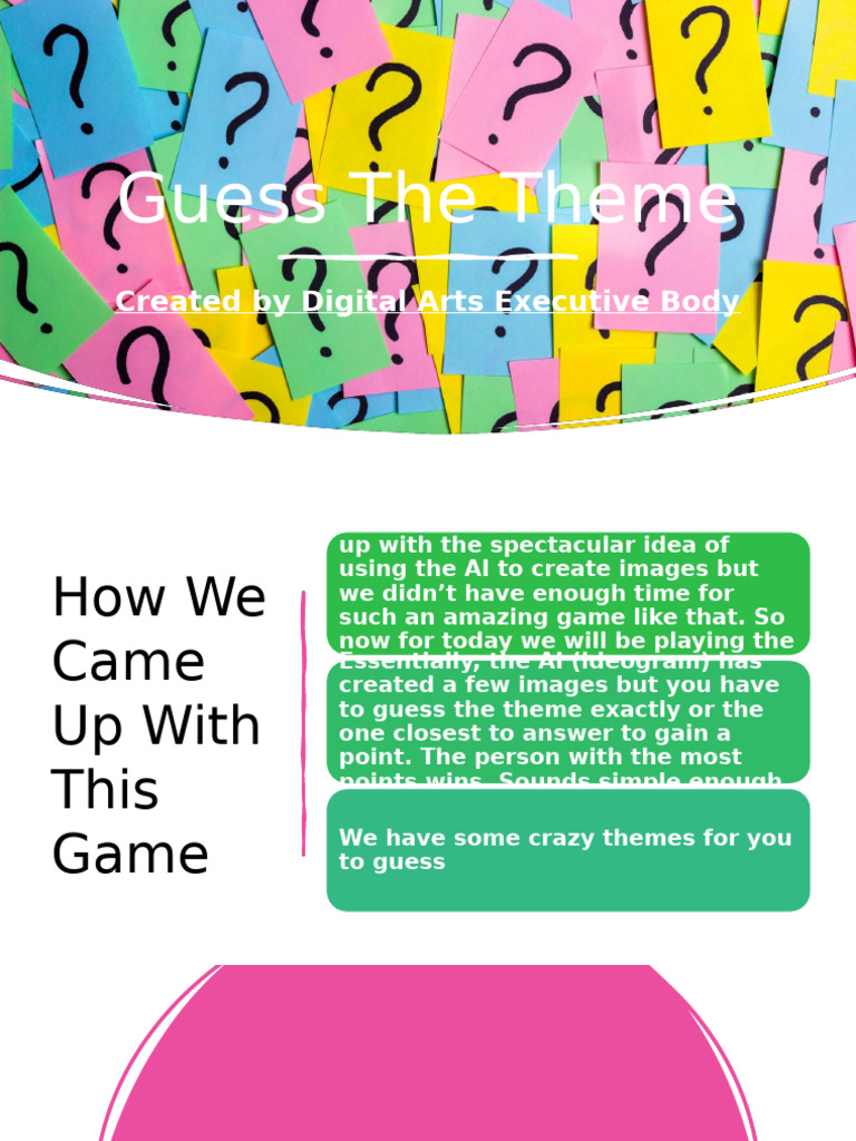 Guess The Theme | PDF