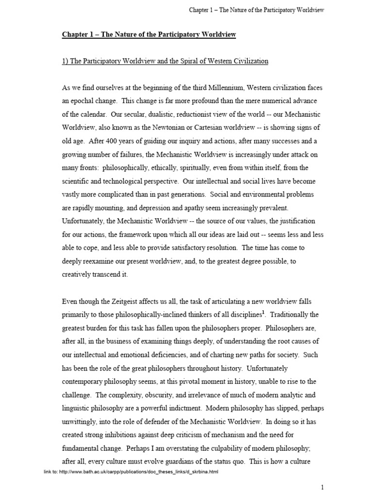 DT Ds Chapter1 | PDF | Reality | Materialism