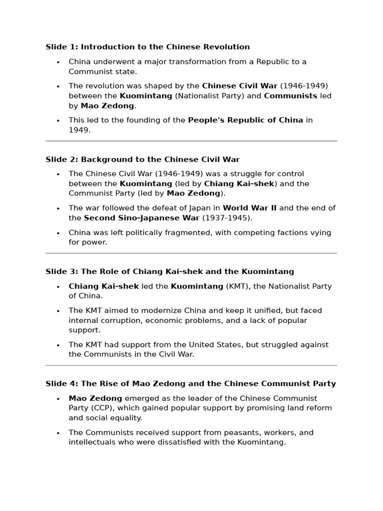 China - Mao Ce-Tung, Cultural Revolution, Civil War, People's Republic ...