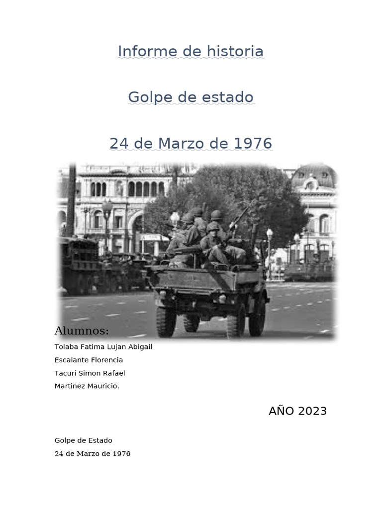 Informe de Historia | PDF