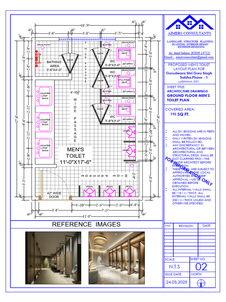 Proposed Ground Floor Men's Layout For Gurudwara Sahib at Dugri Op-2 | PDF | Indian Religions ...