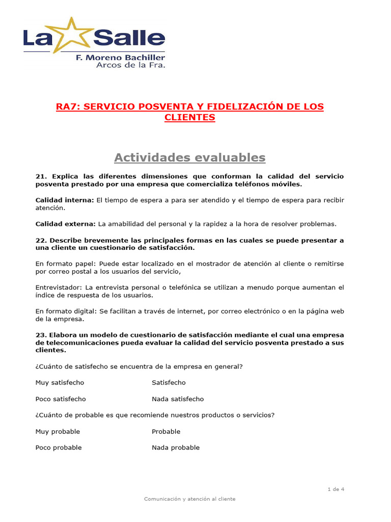 ACTIVIDADES EVALUABLES III (UD8) | PDF | Marketing | Business
